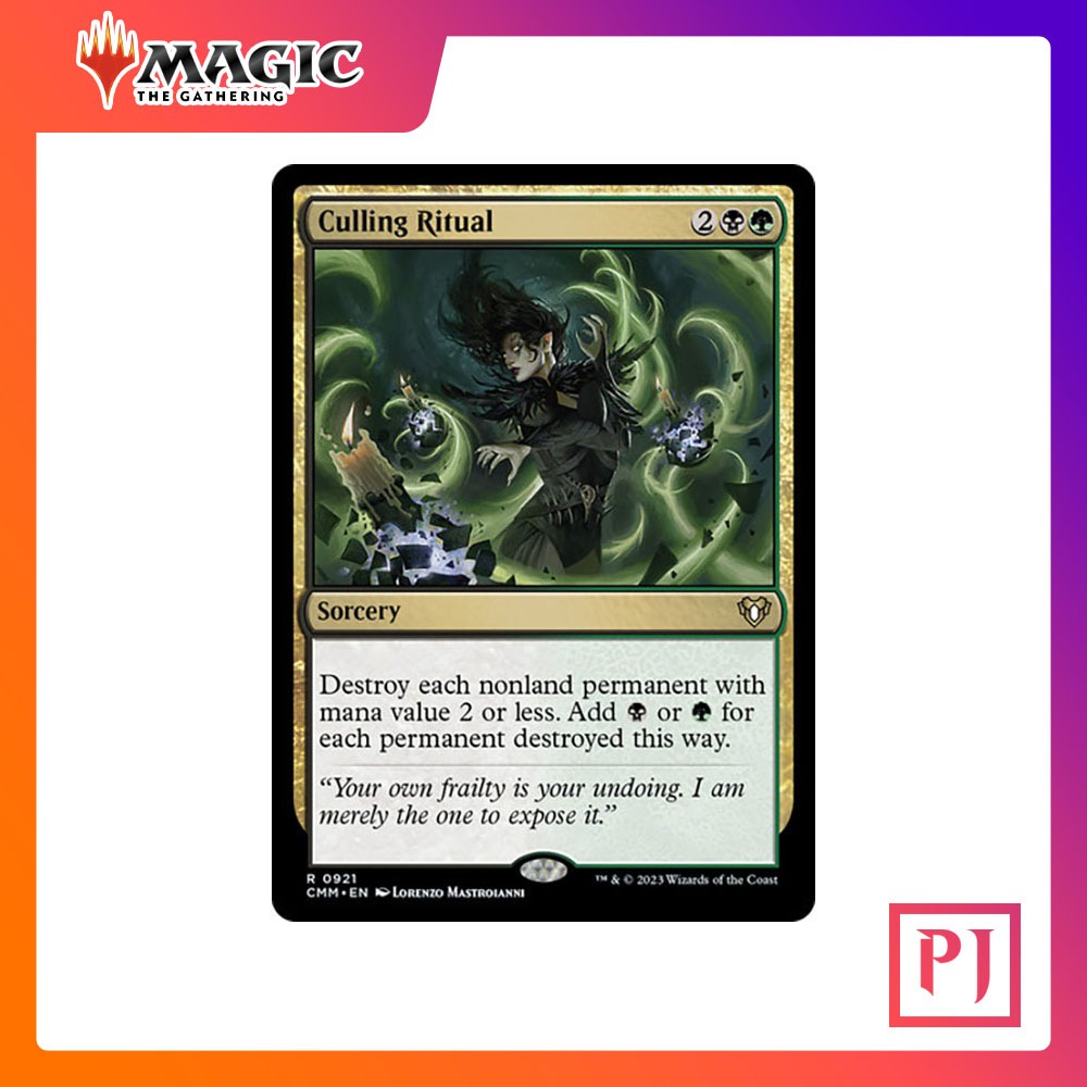[MTG] Culling Ritual [CMM] [MULTI] [RARE] [NORMAL] [ENG] (การ์ดเมจิค ...