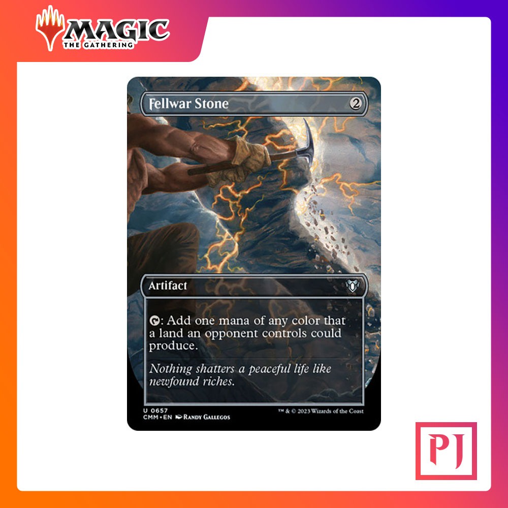 [MTG] Fellwar Stone (Borderless) [CMM] [ARTIFACT] [UNCOM] [NORMAL] [ENG ...