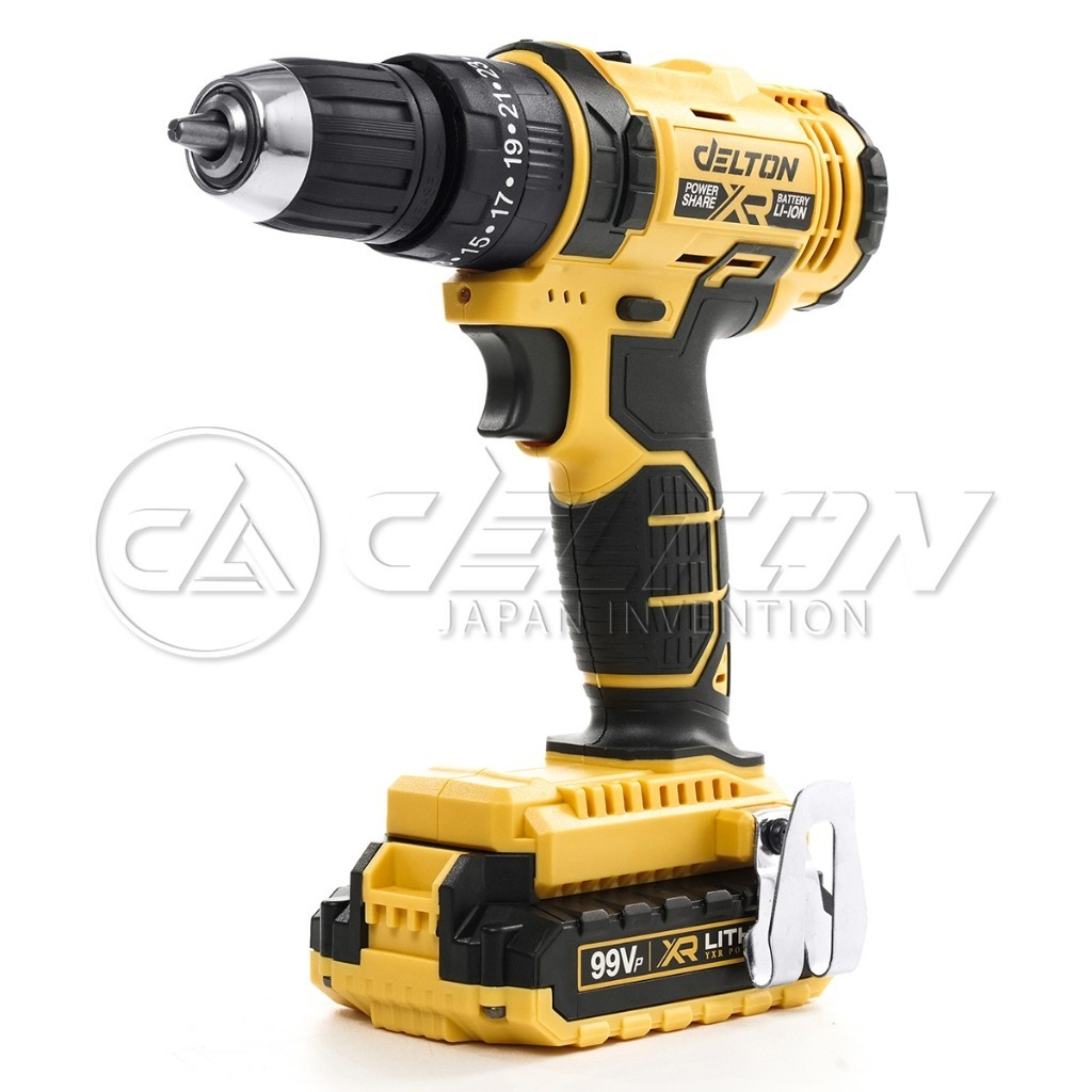 DELTON สว่านไร้สาย 3 ระบบ 99V/199V YXR Series รุ่น DCD-99VP ใช้งานร่วมกับ แบตเตอรี่ Power Share ...