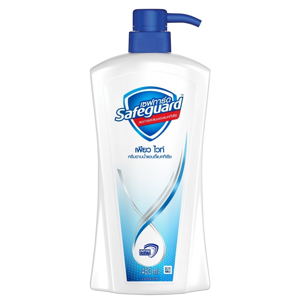 เซฟการ์ด เพียวไวท์ บอดี้ วอช 450มล/ SAFEGUARD PURE WHITE BODY WASH ...