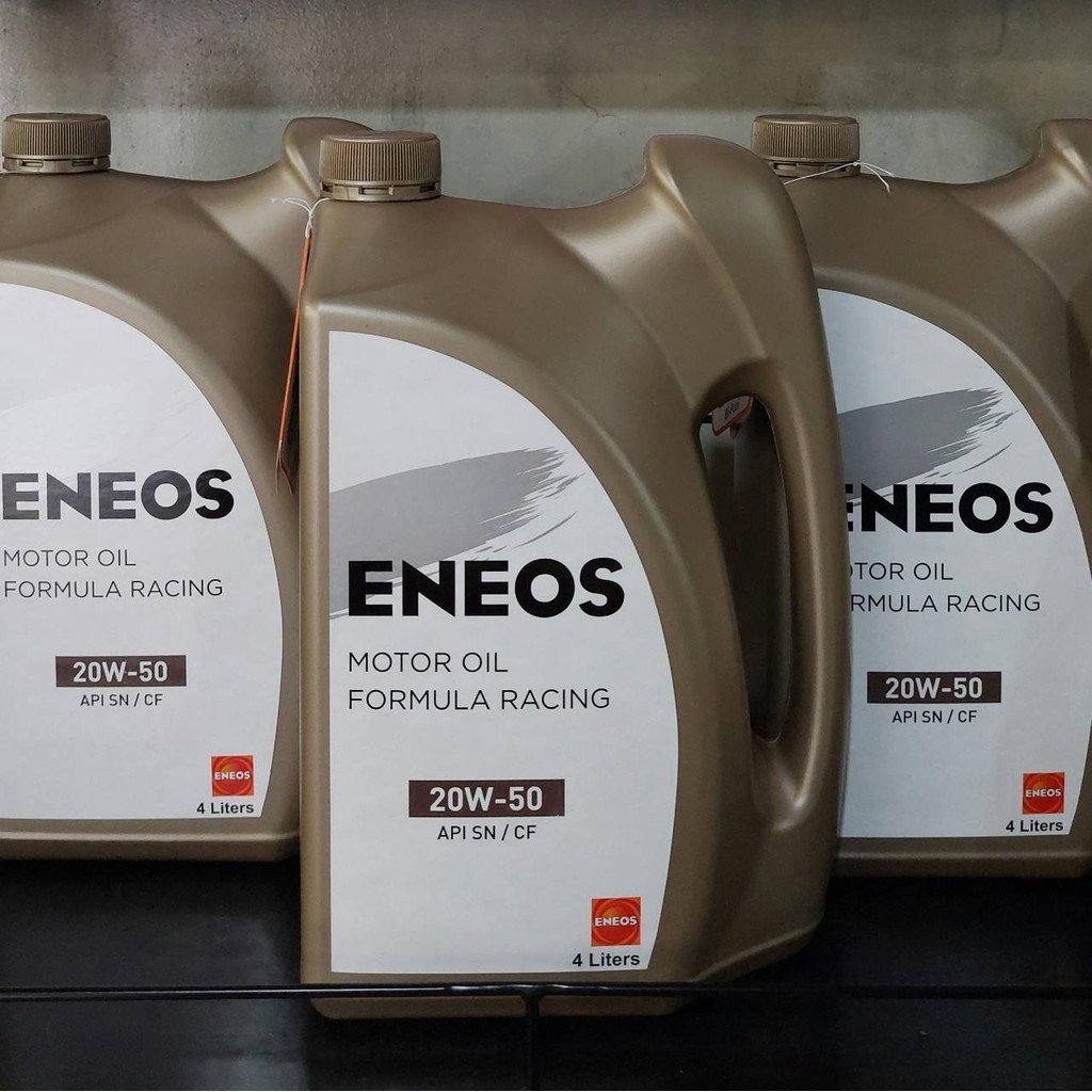 ENEOS FORMULA RACING 20W-50 SN 4ลิตร (น้ำมันเครื่องแบนซิน) | Shopee Thailand
