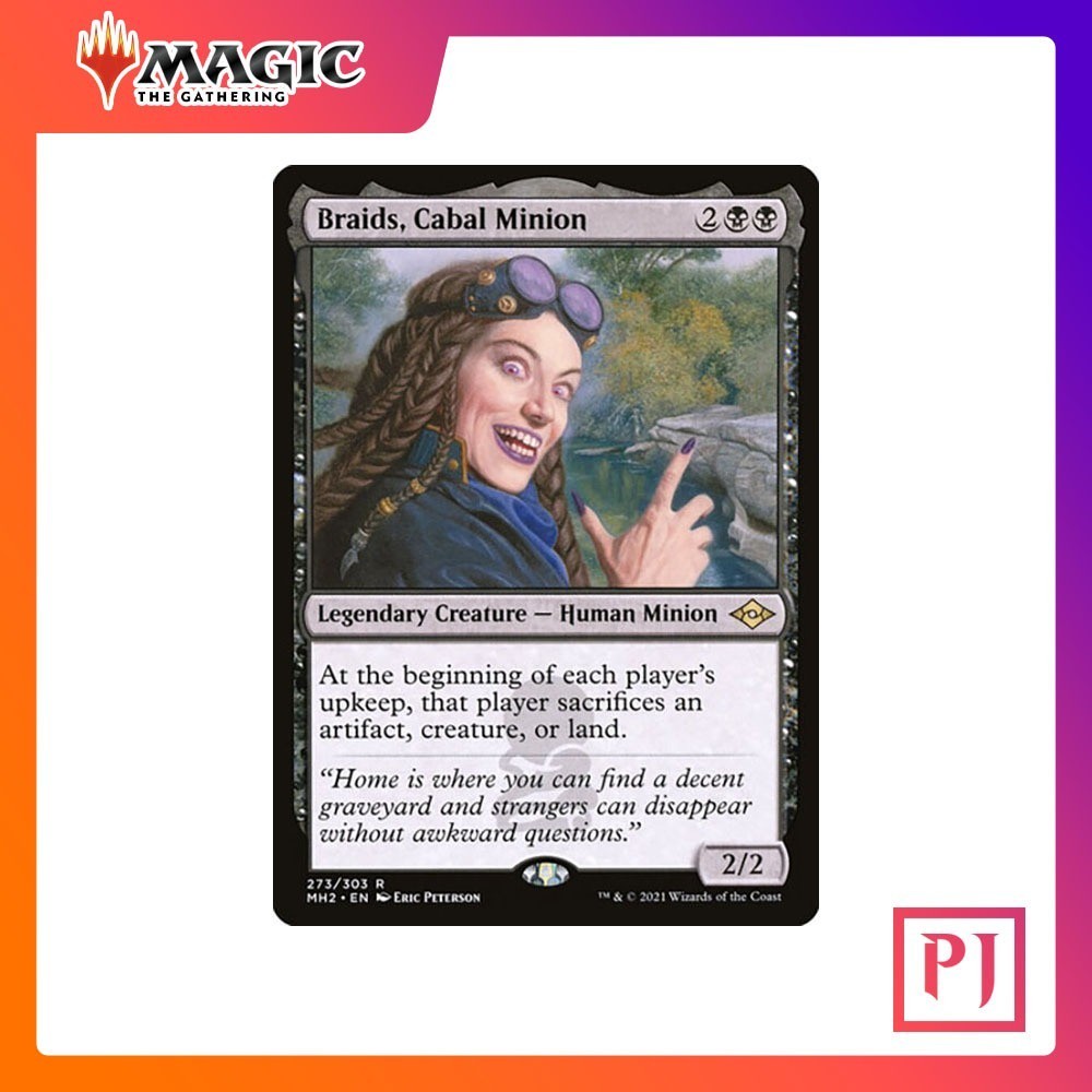 [MTG] Braids, Cabal Minion [MH2] [BLACK] [RARE] [NORMAL] [ENG] (การ์ดเม ...