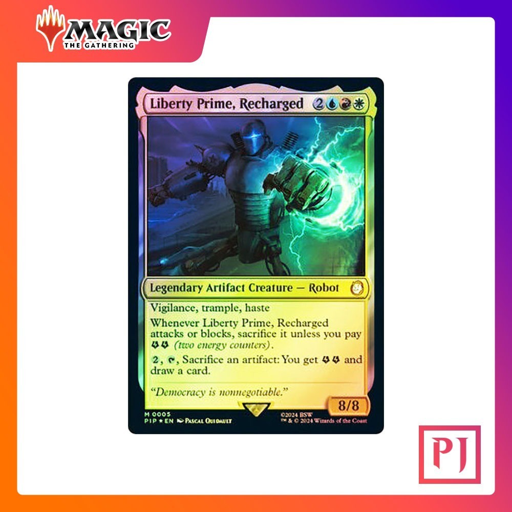 [MTG] Liberty Prime, Recharged - Fallout Commander [PIP] [MULTI ...