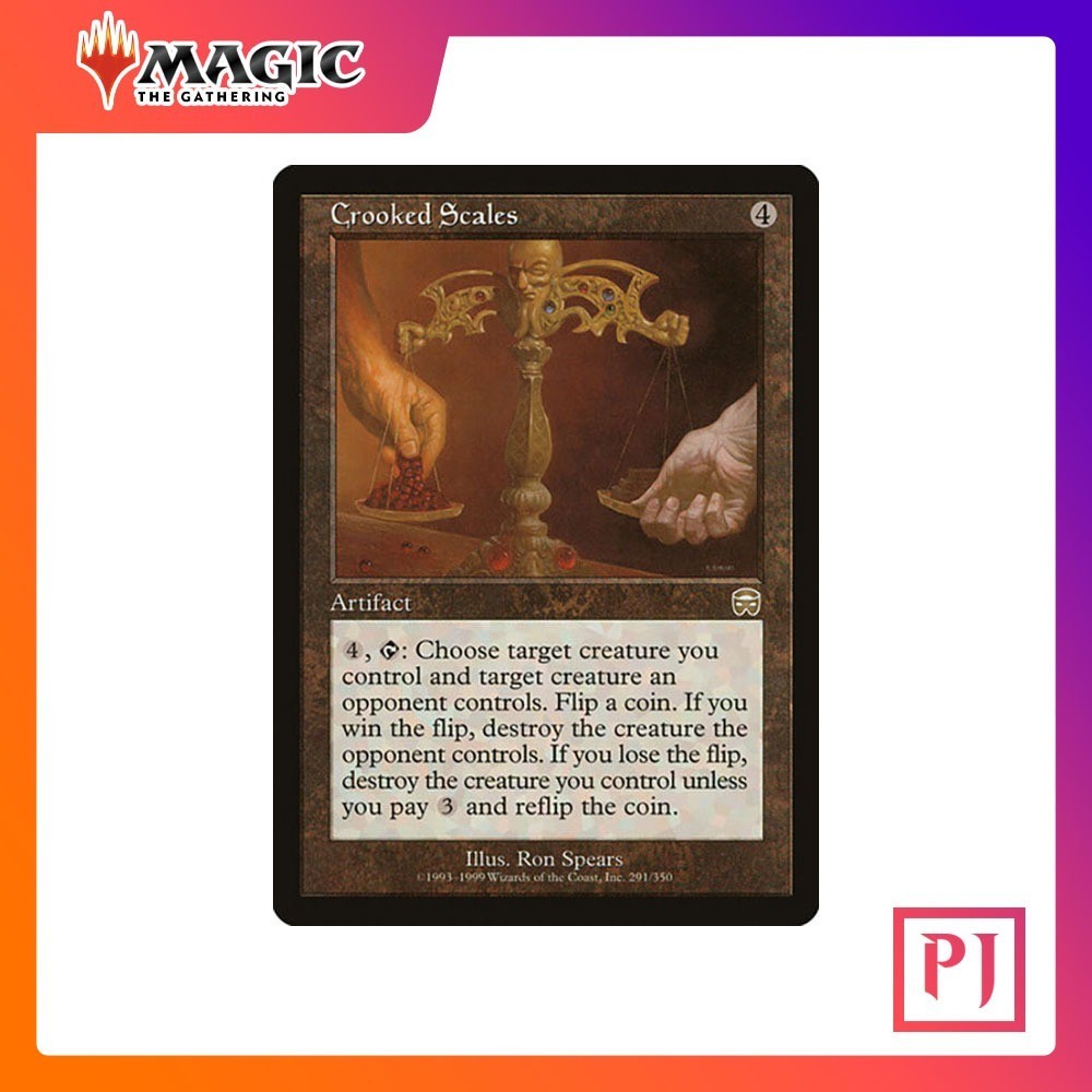 [MTG] Crooked Scales [MQM] [ARTIFACT] [RARE] [NORMAL] [ENG] (การ์ดเมจิค ...