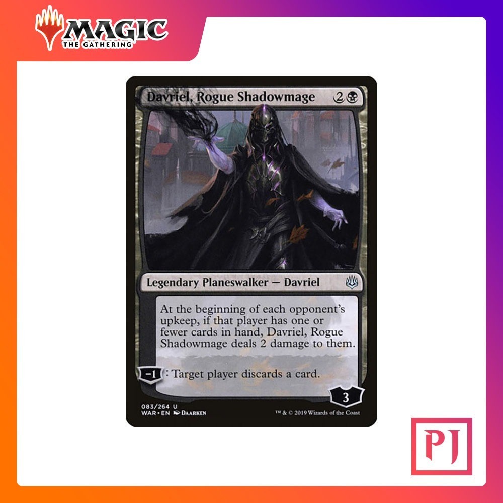 [MTG] Davriel, Rogue Shadowmage [WAR] [BLACK] [UNCOM] [NORMAL] [ENG ...