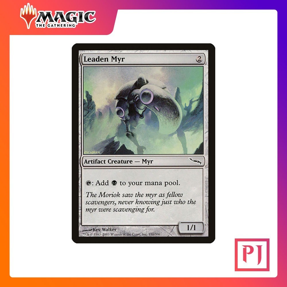 [MTG] Leaden Myr [MRD] [ARTIFACT] [COMMON] [NORMAL] [ENG] (การ์ดเมจิค / Magic the Gathering ...