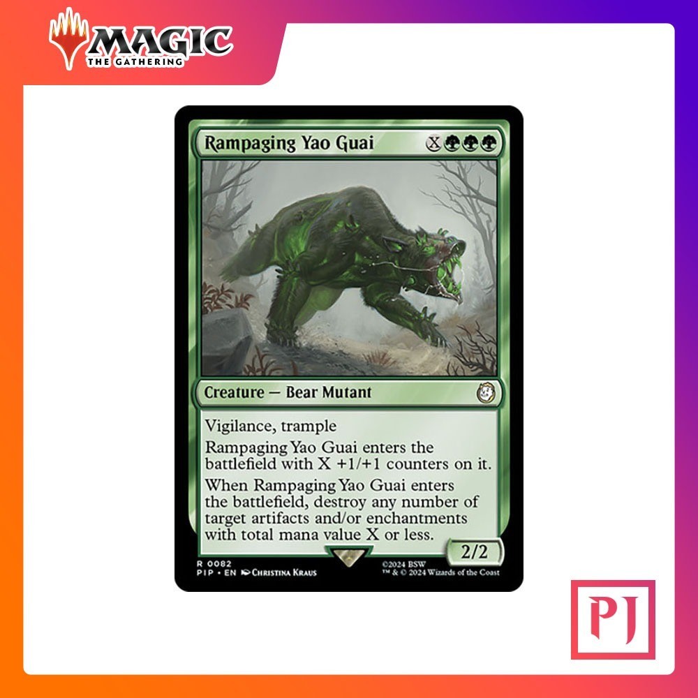 [MTG] Rampaging Yao Guai - Fallout Commander [PIP] [GREEN] [RARE ...