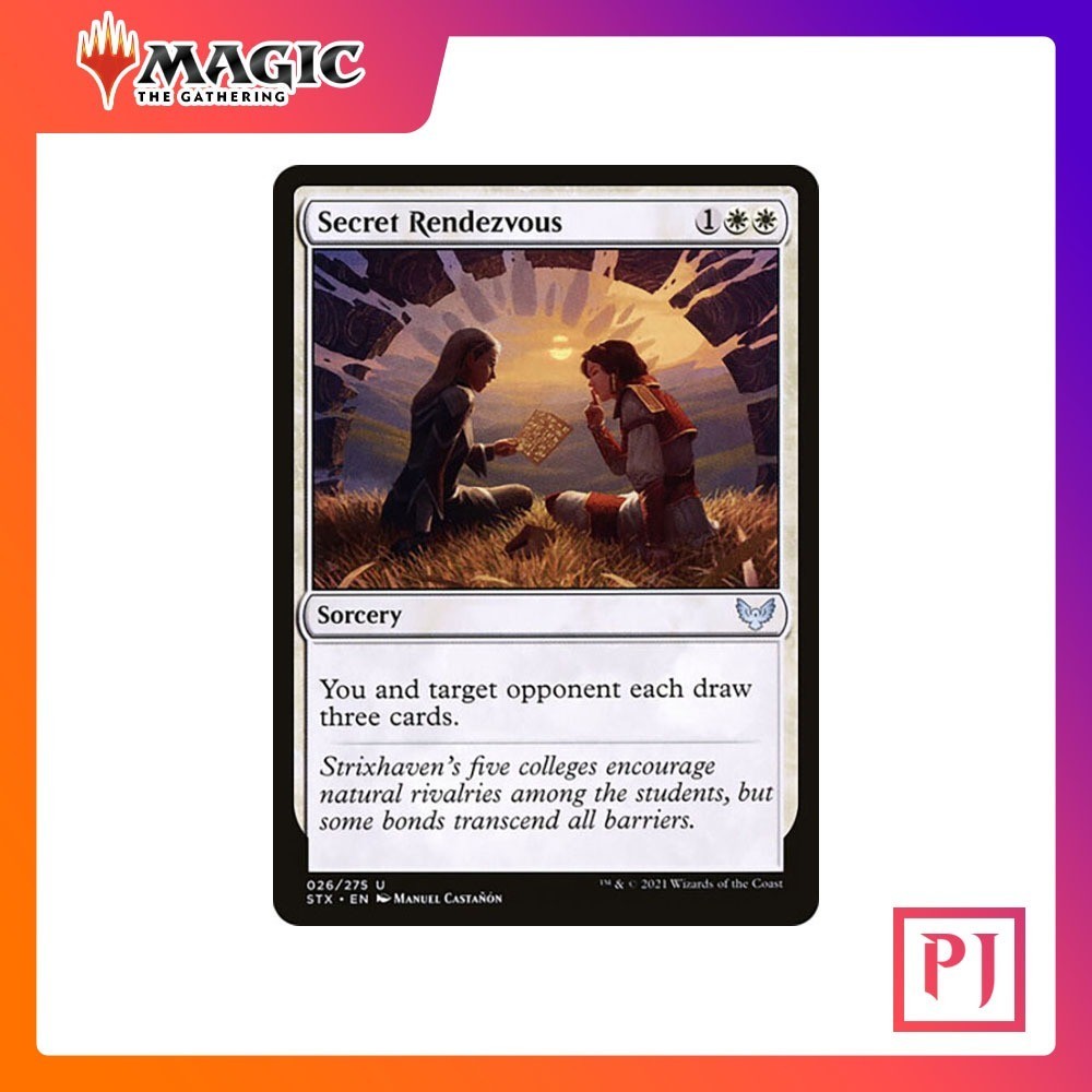 [MTG] Secret Rendezvous [STX] [WHITE] [UNCOM] [NORMAL] [ENG] (การ์ดเม ...