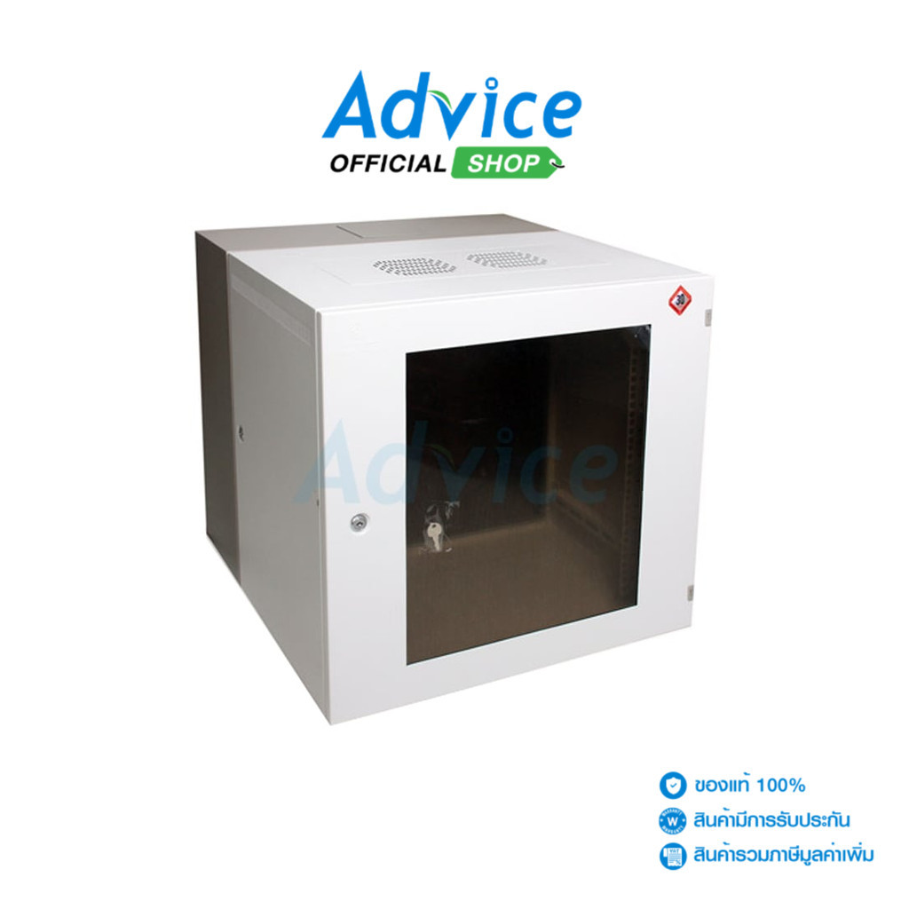 GERMANY Wall Rack 12U (60 cm.) (G1-60612) 'White-Gray' - A0046259 | Shopee Thailand