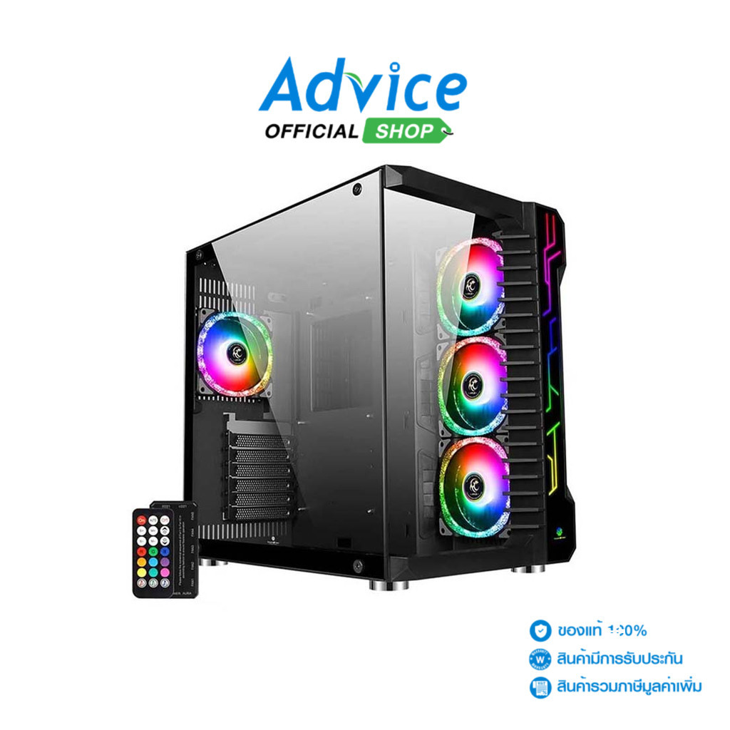 TSUNAMI ATX CASE (NP) PROTECTOR VISION II BLACK - A0134550 | Shopee ...