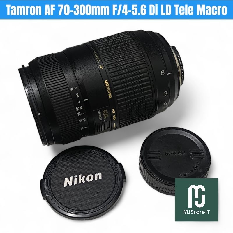 Tamron AF 70-300mm F/4-5.6 Di LD Tele Macro 1:2 Lens Mount AF Nikon (สภาพ 90-98%) | Shopee Thailand