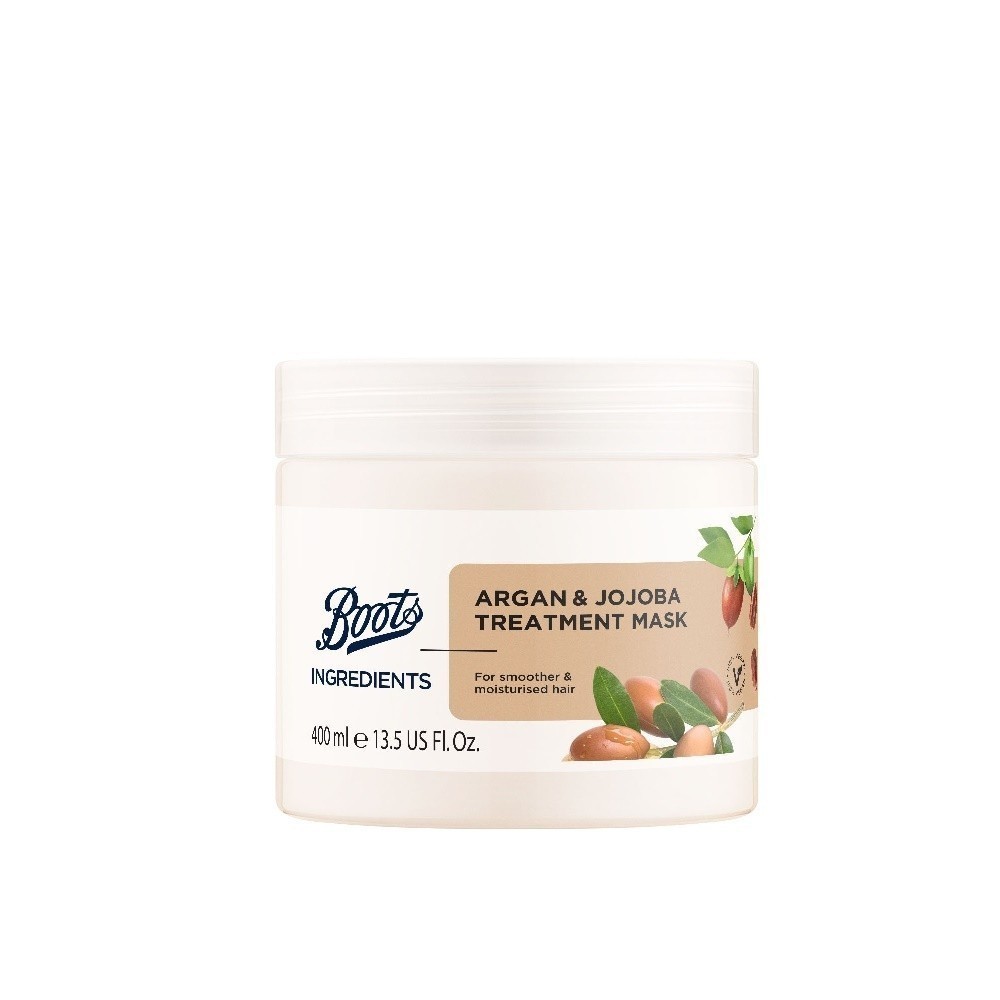 Boots Ingredients Argan & Jojoba Treatment Mask 400Ml บู๊ทส์ อินกรีเดี ...