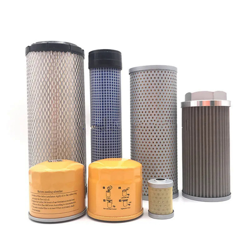For Yanmar VIO30 40 Excavator Oil Filter Diesel Filter Air Filter Oil ...