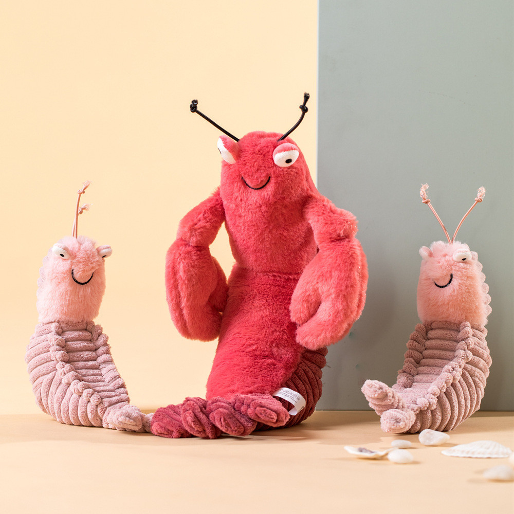 Shrimp SkinLarryCrayfish Doll Shelton Shrimp Doll Simulation Crab Plush ...