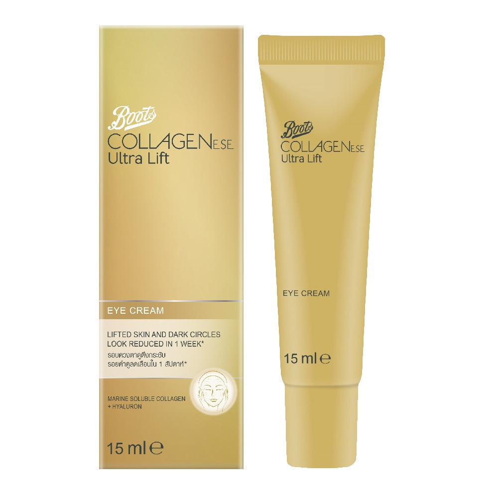Boots Collagenese Ultra Lift Eye Cream 15Ml บู๊ทส์ คอลลาจีนีส อัลตร้า ...