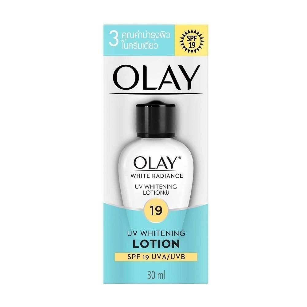 OLAY White Radiance UV Whitening Lotion SPF19 30ML โอเลย์ ไวท์เรเดียนซ์ ยูวี ไวทเทนนิ่ง โลชั่น ...