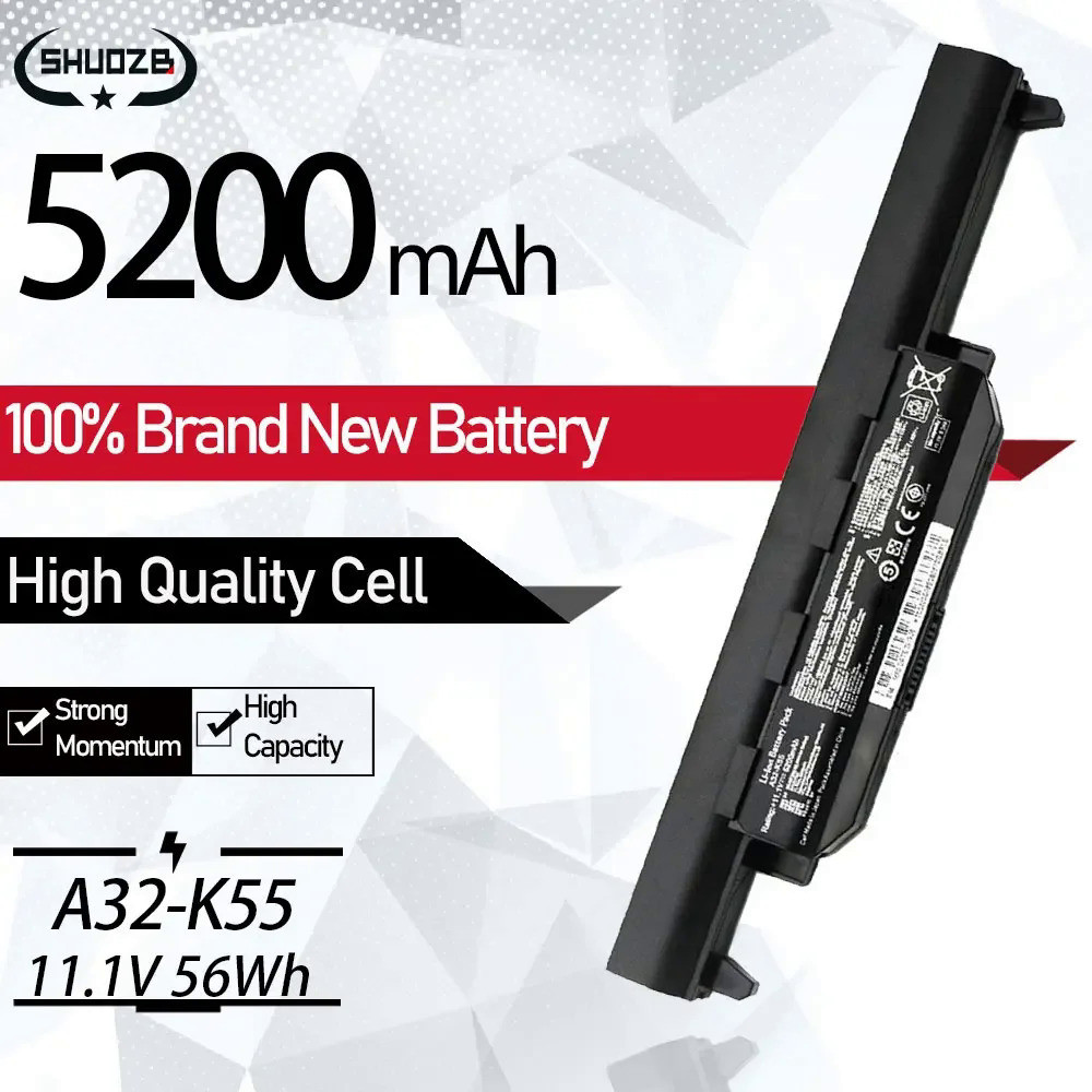 Laptop Battery A41-K55 A32-K55 for ASUS A45 A55 K55 A75 X45 X45A A45D ...