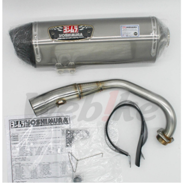 YOSHIMURA ASIA ท่อฟูลซิสเต็ม ( คอท่อ + ปลายท่อ ) มอก. R77-J YAMAHA X ...