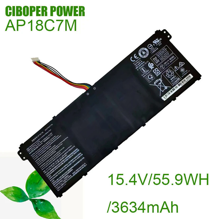 CP แบตเตอรี่54.57WH 54GT AP18C7K N19H3สำหรับ Swift 3 Swift 5 Pro SF313 SP513-54N 52 53 57 55GT ...