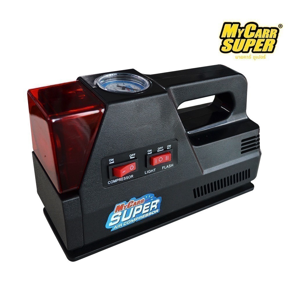 Mycarr Super เครื่องปั้มลมพร้อมไฟฉาย | Shopee Thailand