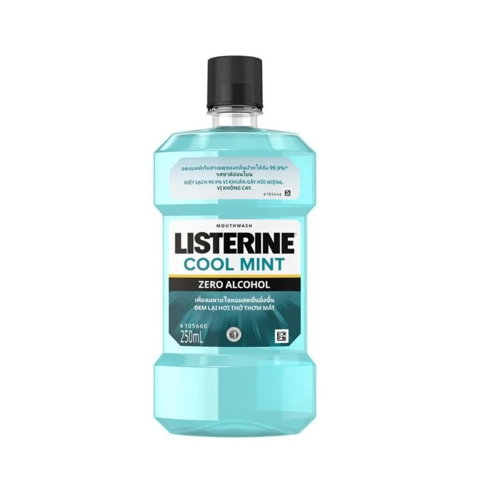 Listerine Coolmin Zero 250Ml ลิสเตอรีน น้ำยาบ้วนปาก คูลมินต์ ซีโร่ 250 ...