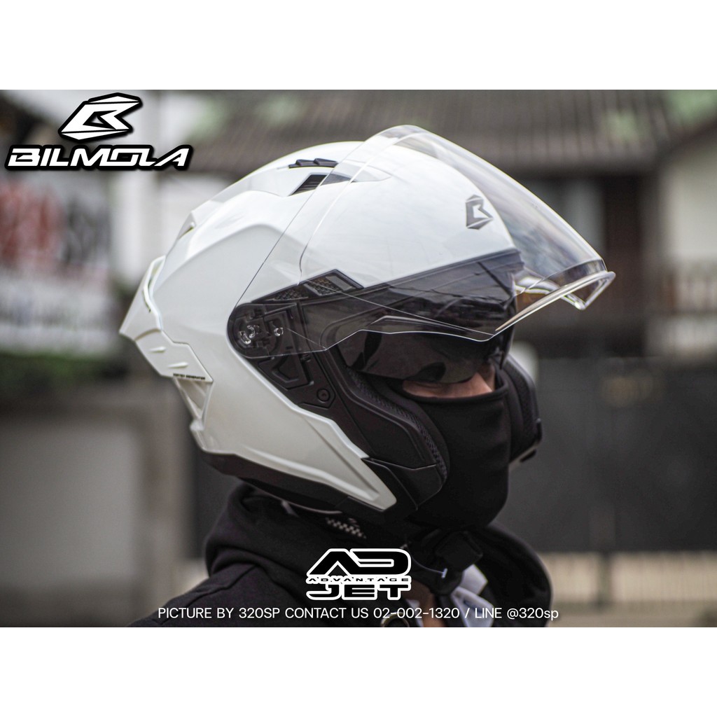 แถมฟรี!! ชิลด์ดำ 1 ชิ้น หมวกกันน็อคครึ่งใบ BILMOLA OPEN FACE AD JET 2024 ใหม่ล่าสุด ส่งไว ...