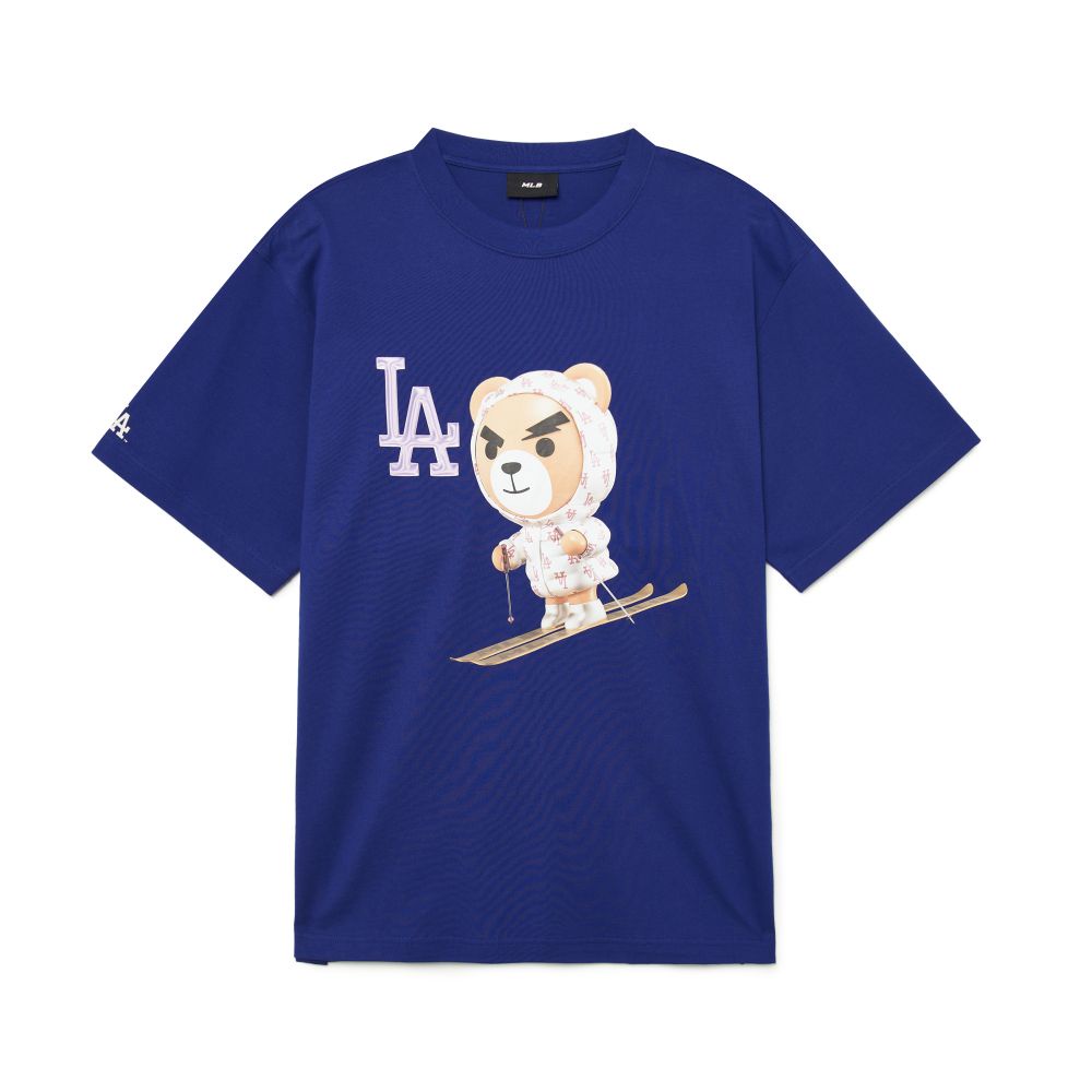MLB เสื้อยืดแขนสั้น Unisex รุ่น 3ATSE0434 07RBS - สีกรมท่าเข้ม | Shopee ...