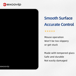 แผ่นรองเมาส์เล่นเกม EXCOVIP กระจกนิรภัย กันน้ํา กันลื่น ที่ทนทาน ...