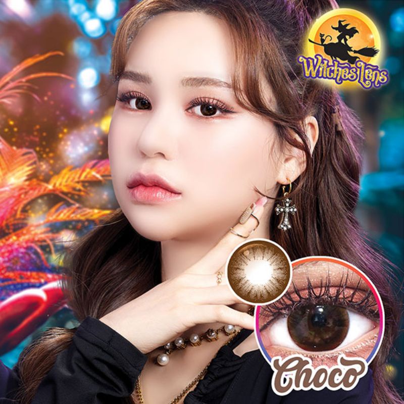 คอนแทคเลนส์ รุ่น Circle สีดำ Choco Black Choco มีสายตาปกติ 0 00 เปลี่ยนแทนทุกเดือน Shopee