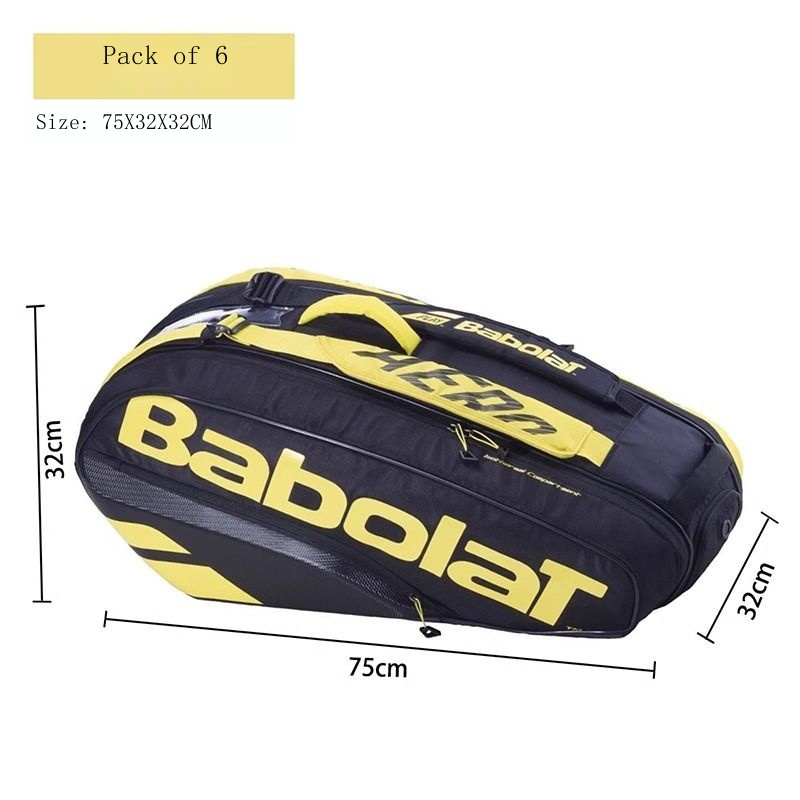 Babolat Pure Aero Rafa 12-pack tennis bag Nadal s royal tennis racket ...