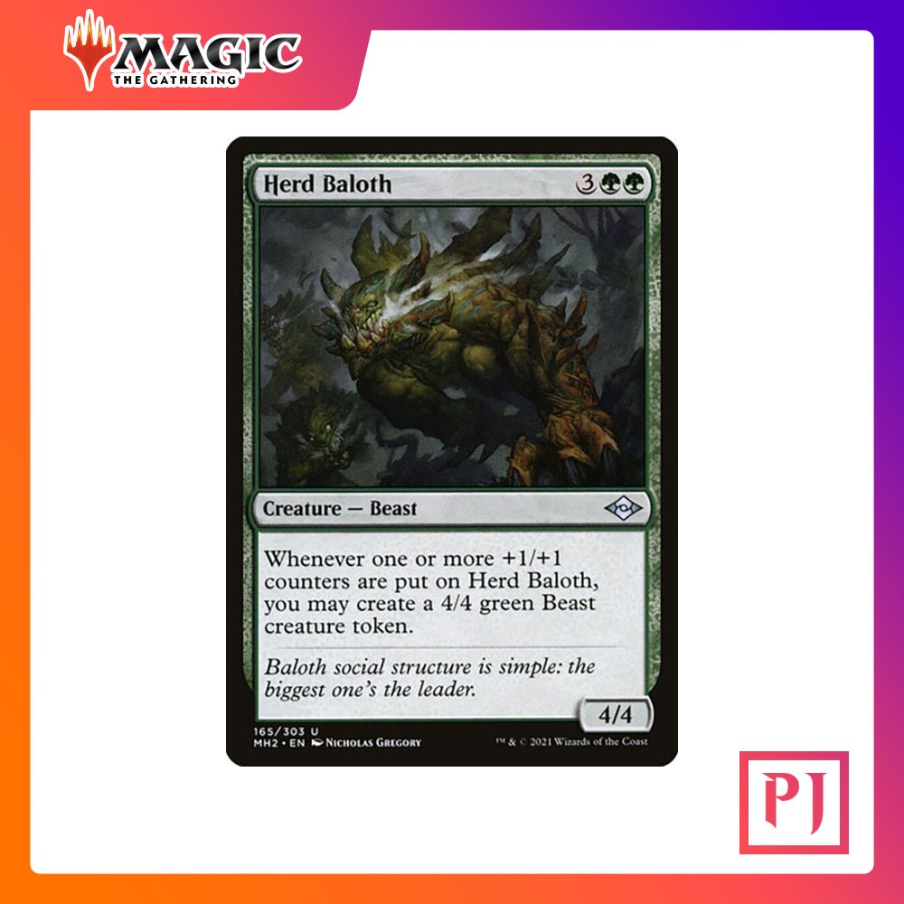 [MTG] Herd Baloth [MH2] [GREEN] [UNCOM] [NORMAL] [ENG] (การ์ดเมจิค ...