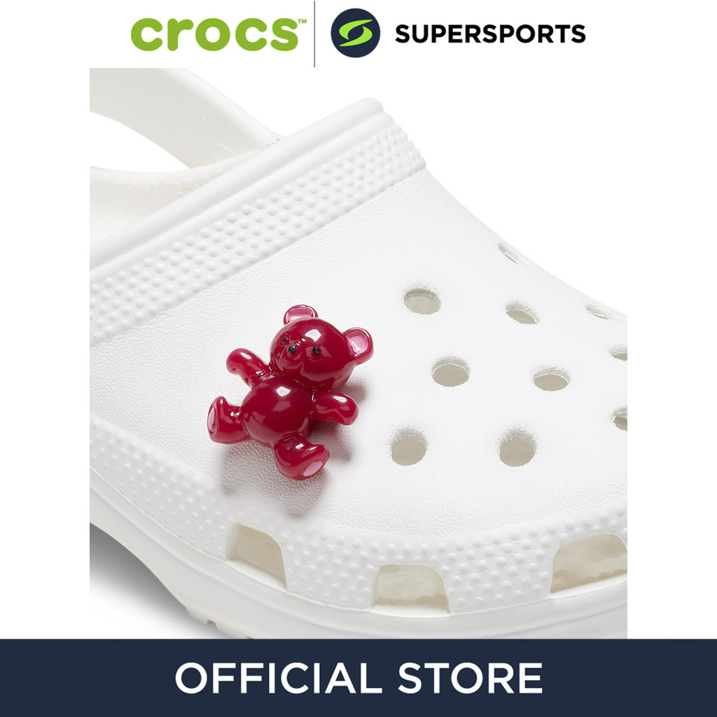 CROCS Jibbitz Pink Acrylic Teddy ตัวติดรองเท้า | Shopee Thailand