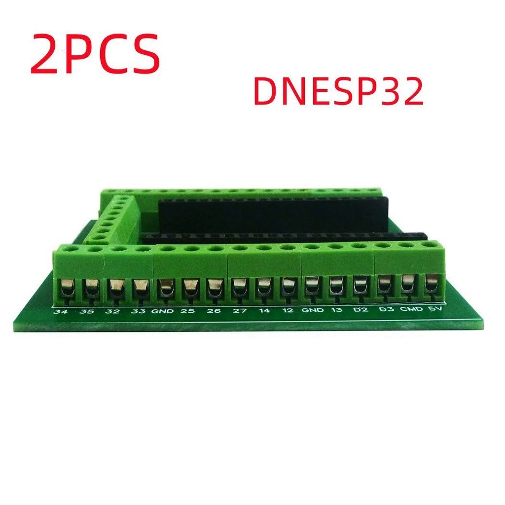 2 Pcs DNESP32 DIN PinBoard สำหรับ ESP32 DevKitC DIN Rail Mount สกรู ...