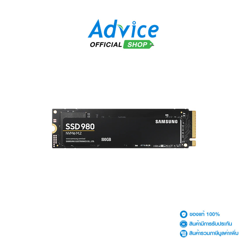 SAMSUNG 500 GB SSD M.2 PCIe 980 (MZ-V8V500BW) NVMe - A0136333 | Shopee ...