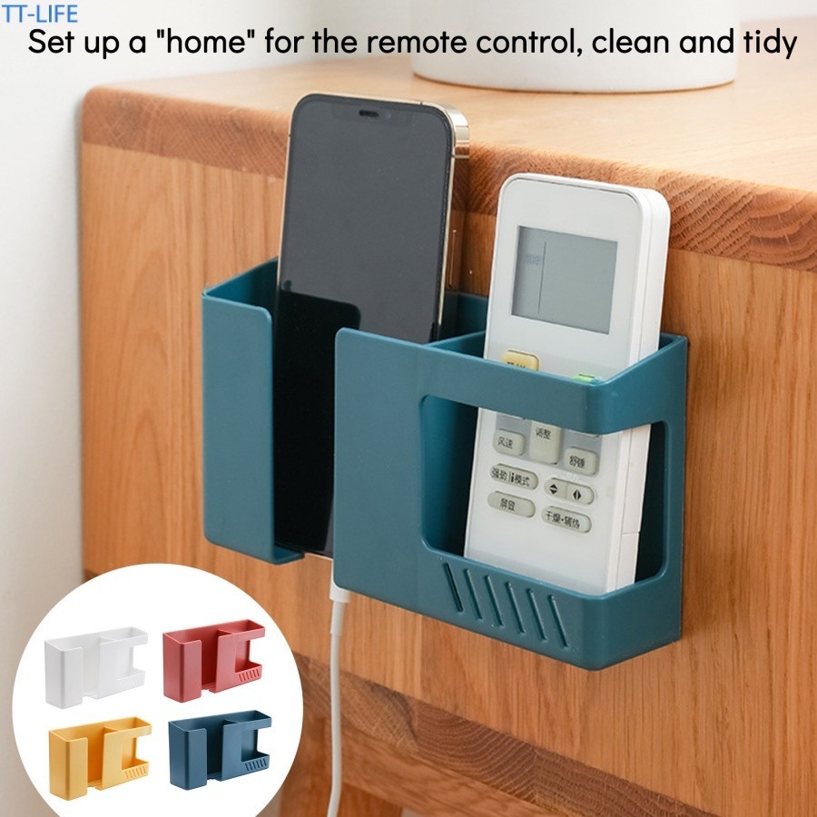 【TTLIFE】Wall Mount Media Storage Box Remote Control Holder Organiser ...