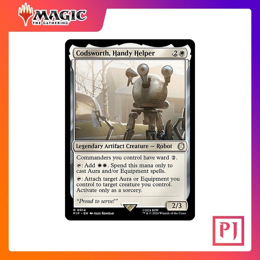[MTG] Codsworth, Handy Helper - Fallout Commander [PIP] [WHITE] [RARE ...