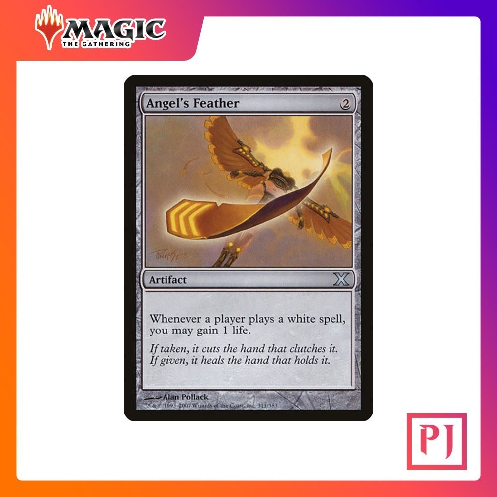 [MTG] Angel's Feather [10E] [ARTIFACT] [UNCOM] [NORMAL] [ENG] (การ์ดเม ...