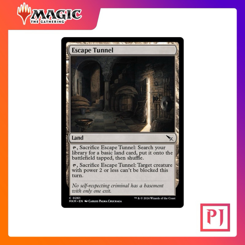 [MTG] Escape Tunnel [MKM] [LAND] [COMMON] [NORMAL] [ENG] (การ์ดเมจิค ...