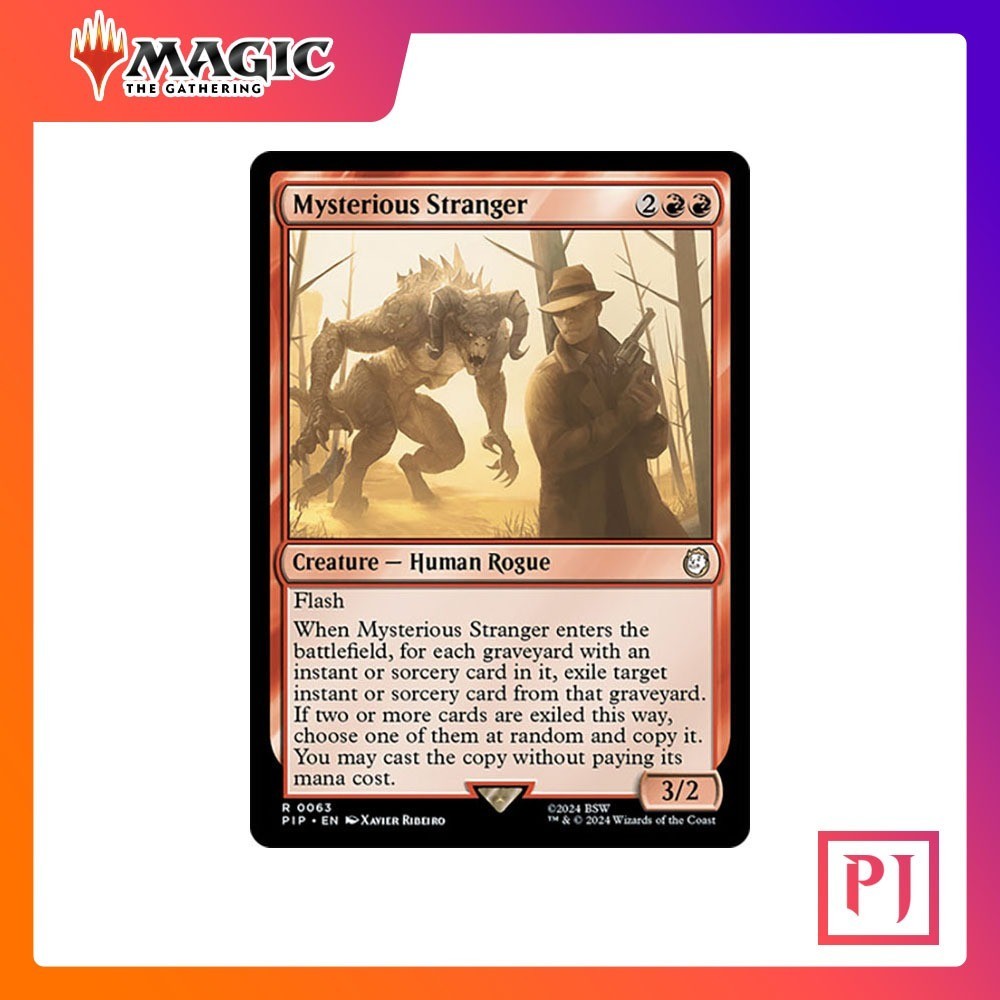 [MTG] Mysterious Stranger - Fallout Commander [PIP] [RED] [RARE ...