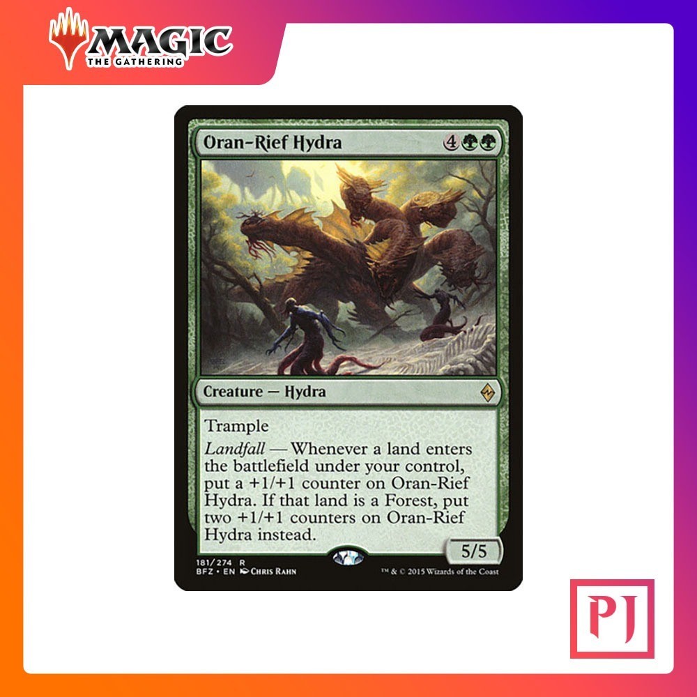 [MTG] Oran-Rief Hydra [BFZ] [GREEN] [RARE] [NORMAL] [ENG] (การ์ดเมจิค ...