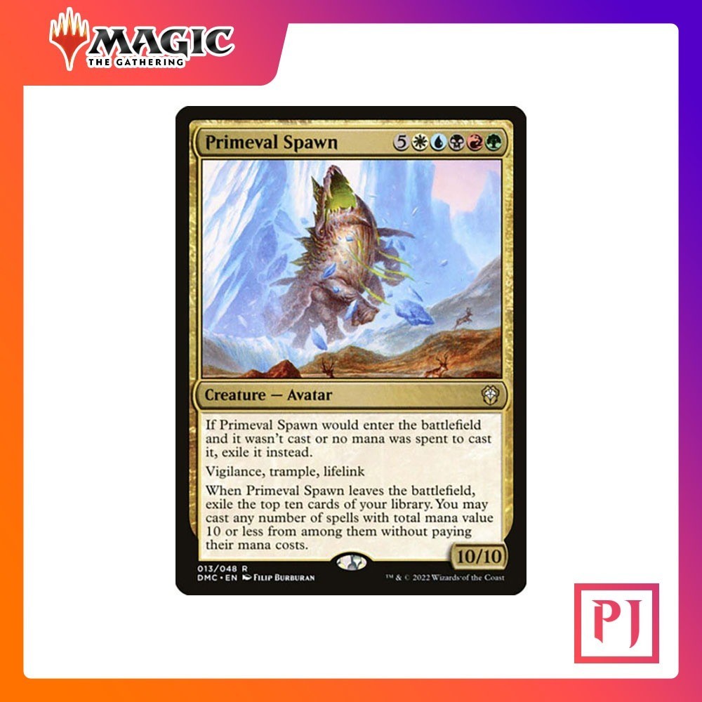 [MTG] Primeval Spawn [DMC] [MULTI] [RARE] [NORMAL] [ENG] (การ์ดเมจิค / Magic the Gathering ...