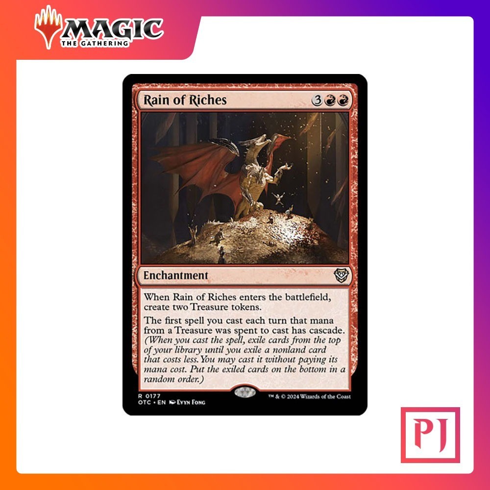 [MTG] Rain of Riches [OTC] [RED] [RARE] [NORMAL] [ENG] (การ์ดเมจิค ...