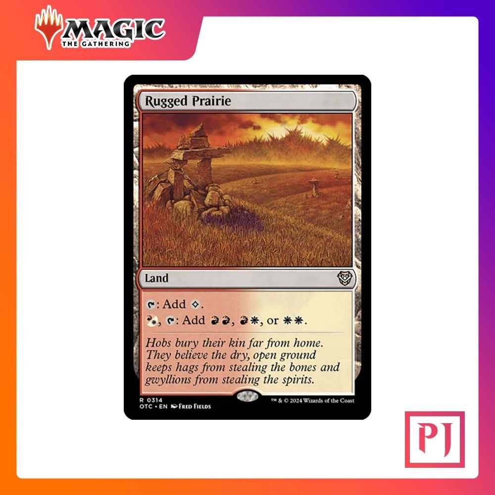 [MTG] Rugged Prairie [OTC] [LAND] [RARE] [NORMAL] [ENG] (การ์ดเมจิค ...