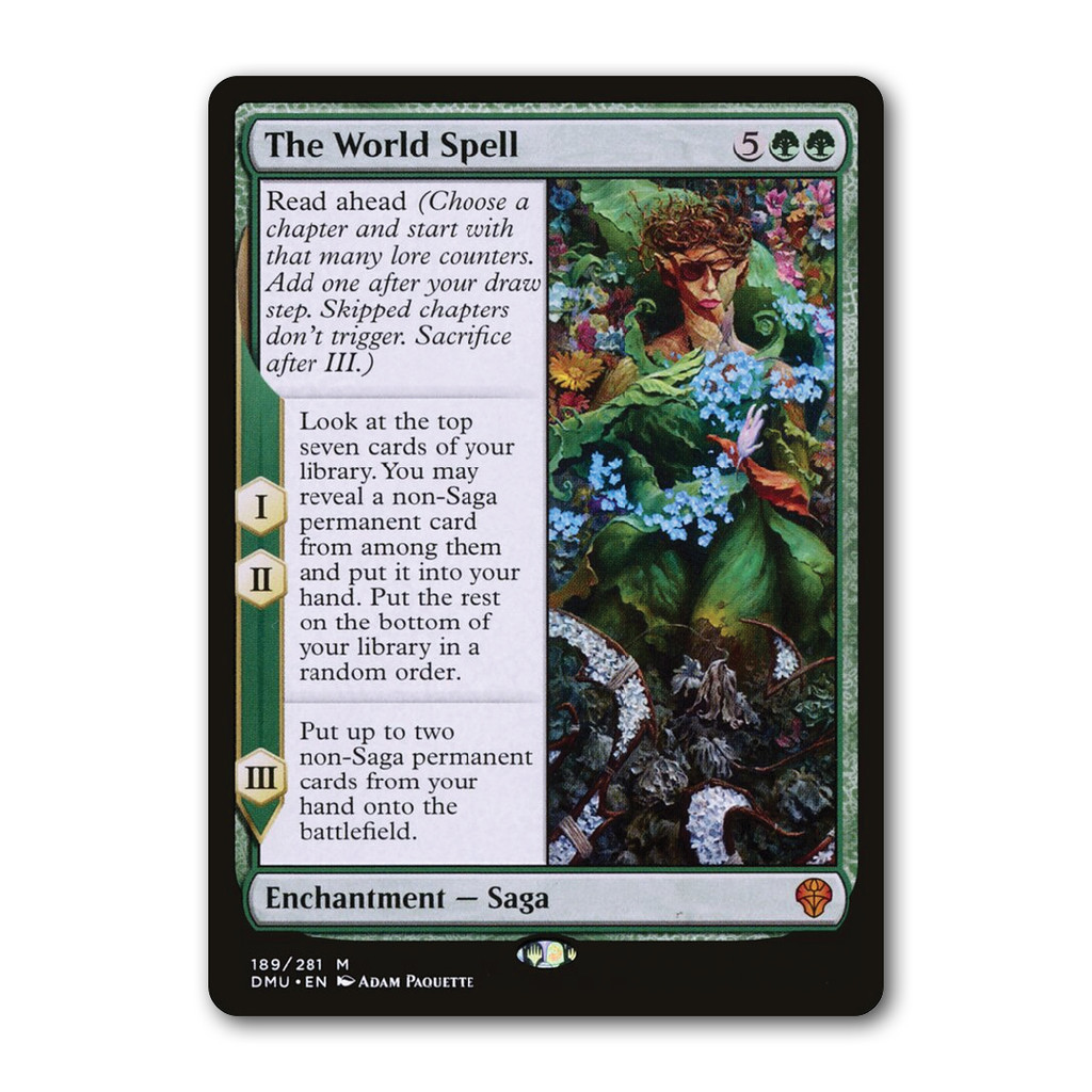 [MTG] The World Spell [DMU] [Green] [Mythic] [Normal] [ENG] [2022 ...