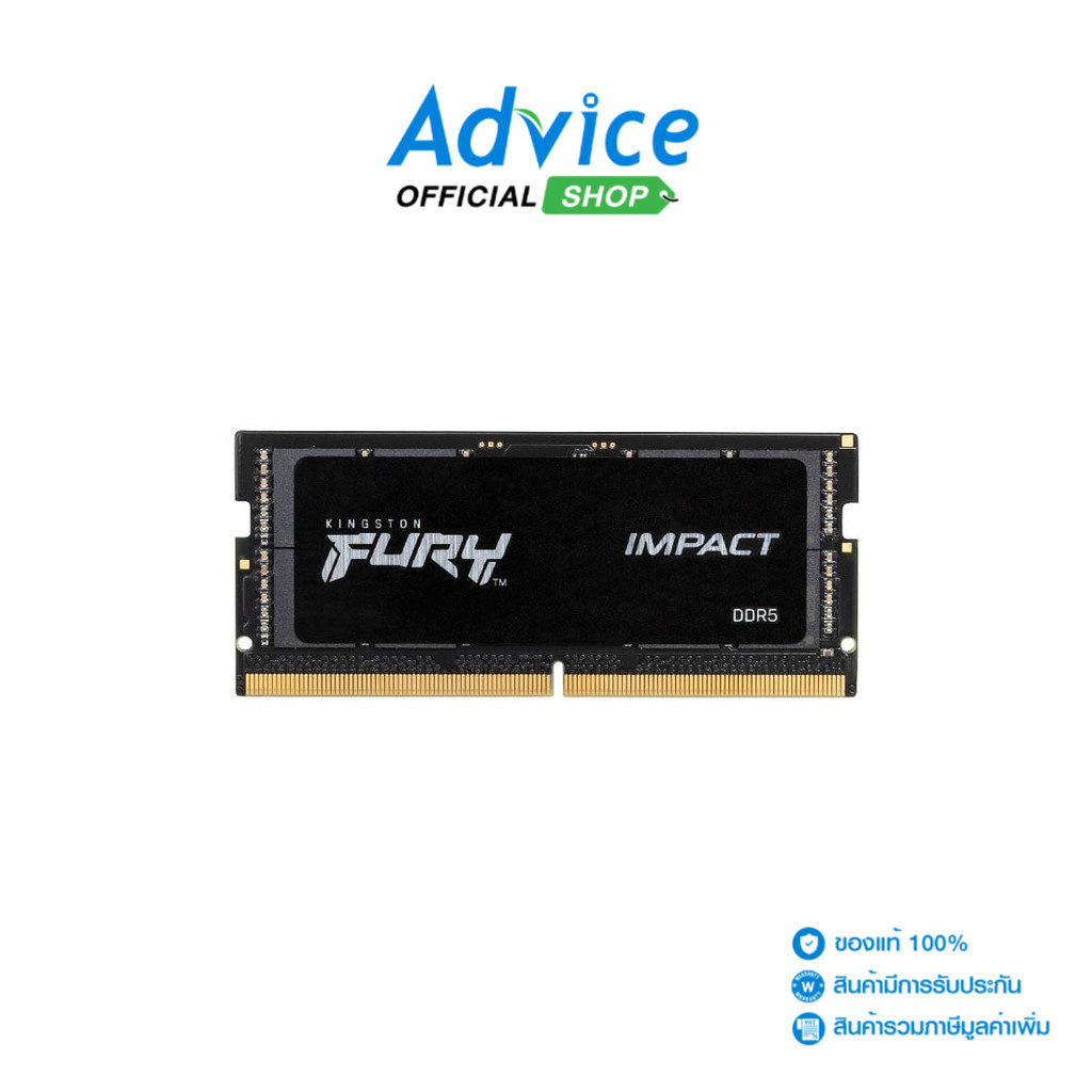RAM DDR5(5600, NB) 16GB KINGSTON FURY IMPACT (KF556S40IB-16) - A0157098 | Shopee Thailand