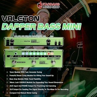 ส่วนลด 1,000.- MAX ส่งด่วนกทม.&ปริ, Valeton Dapper Bass Mini สี Green ...