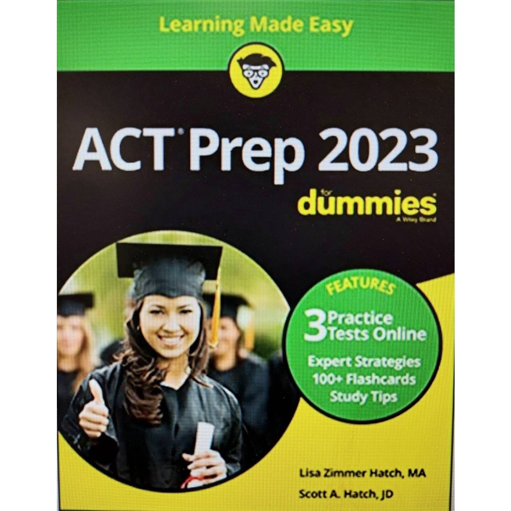 Chulabook|c321|หนังสือ|ACT PREP 2023 FOR DUMMIES WITH ONLINE PRACTICE ...