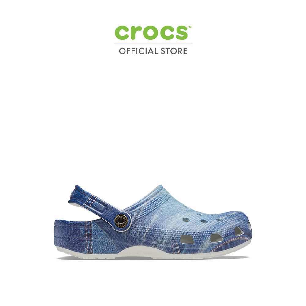 CROCS รองเท้าลำลองผู้ใหญ่ CLASSIC DENIM CLOG รุ่น 2104021NK - MOONLIGHT ...