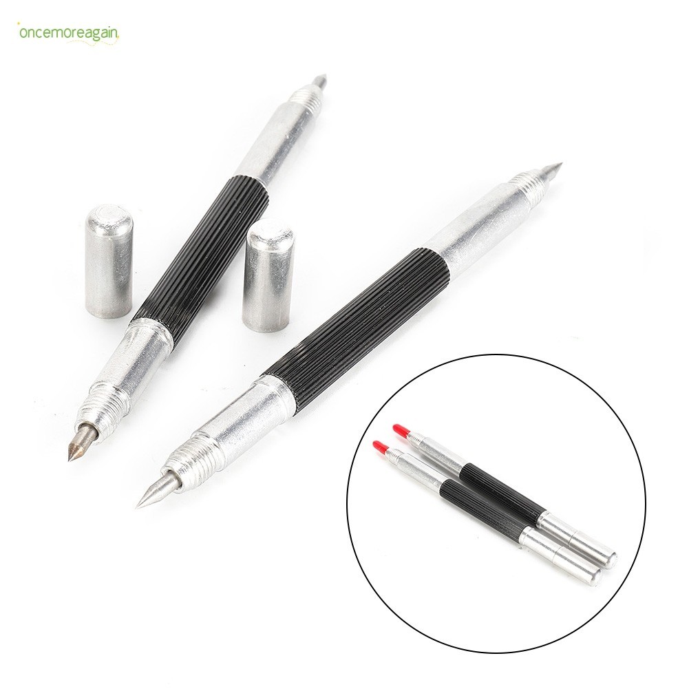 【ONCEMORG 】 ปากกาขูดคาร ์ ไบด ์ ทังสเตนปลายคู ่ ปลายเหล ็ ก Scriber ...