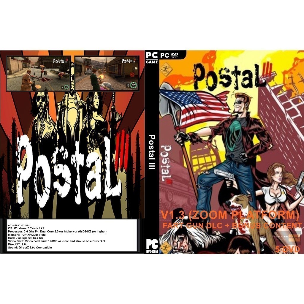 แผ่น Game PC Postal III (5DVD) | Shopee Thailand